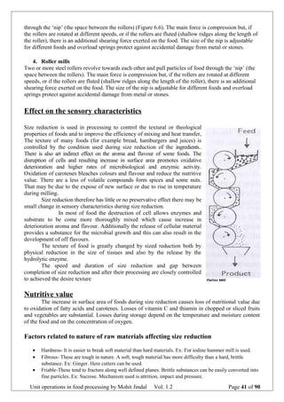 Unit operation in Food Processing | DOC