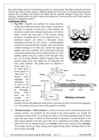Unit operation in Food Processing | DOC