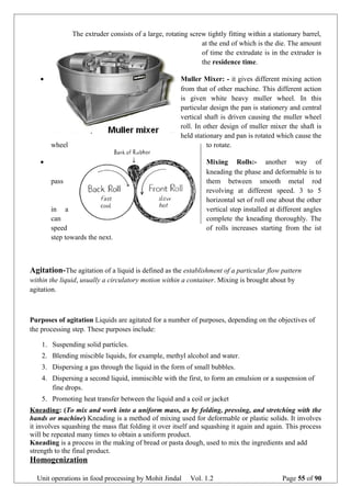 Unit operation in Food Processing | DOC