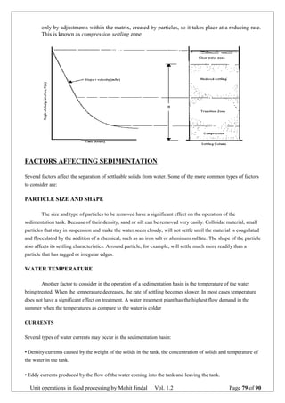 Unit operation in Food Processing | DOC