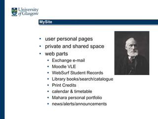 University of Glasgow Eduserv Event Sharepoint | PPT