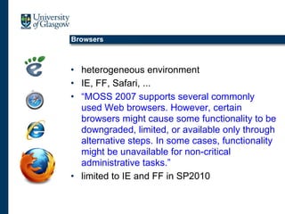 University of Glasgow Eduserv Event Sharepoint | PPT