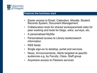 University of Glasgow Eduserv Event Sharepoint | PPT