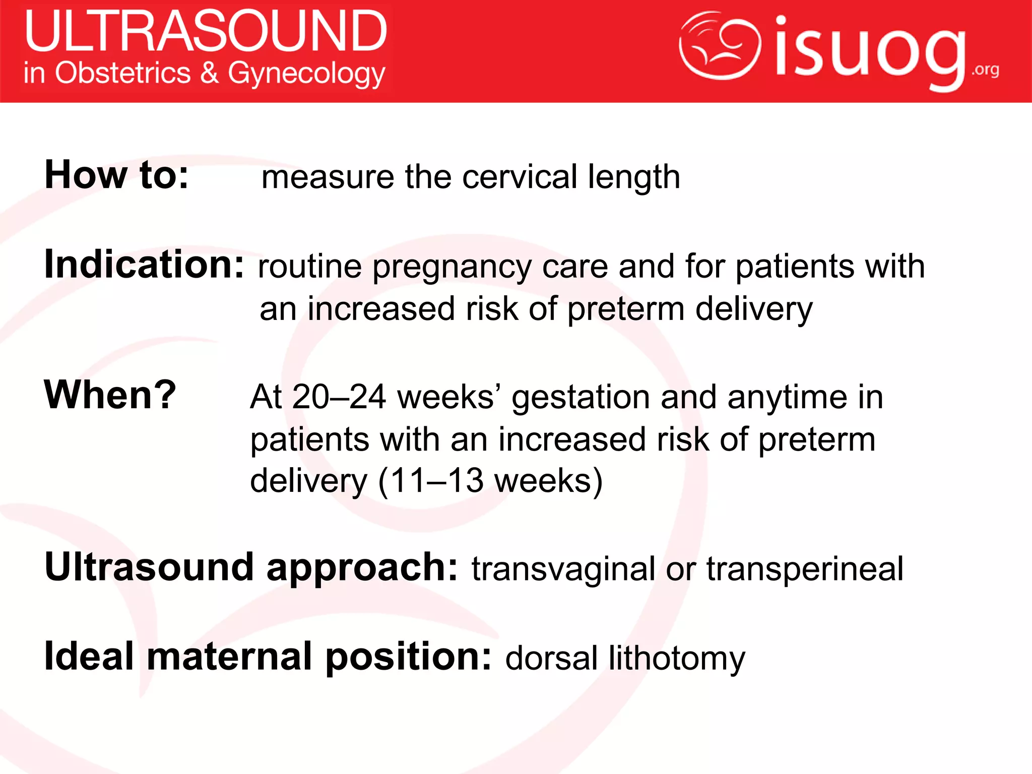 How to measure cervical length | PPT