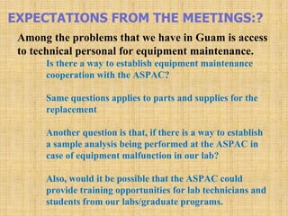 Item 6: Uog soil labs functions aspac brisbane_oct 2019 | PPT | Free ...