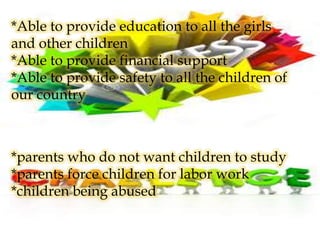 Presentation on Save the children | PPTX