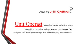 UNIT OPERASI - MIXING | PPTX