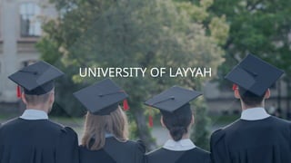 University of layyah introduction Template | PPT
