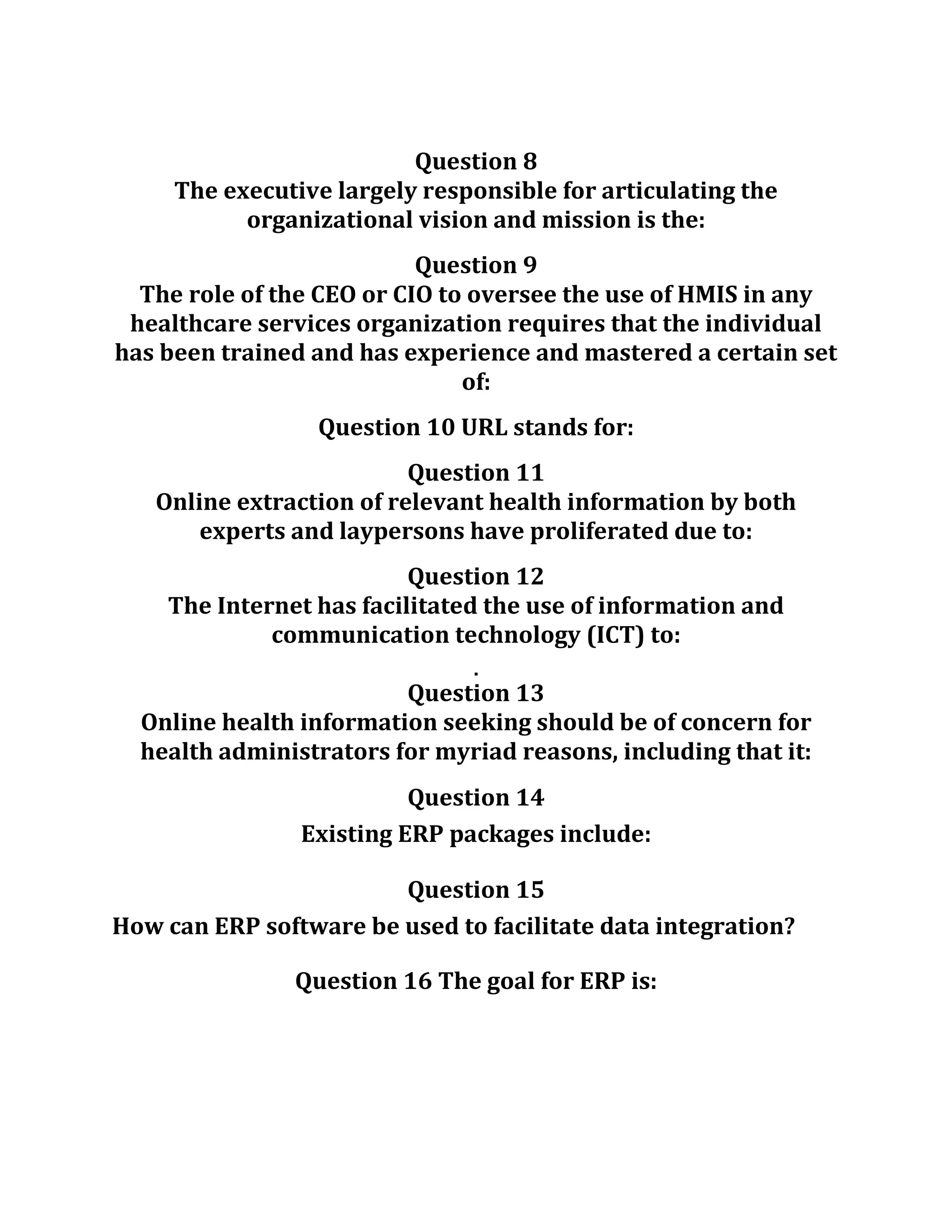 Uop hsa-520-final-exam-part-1-new | PPT | Computing | Technology & Computing