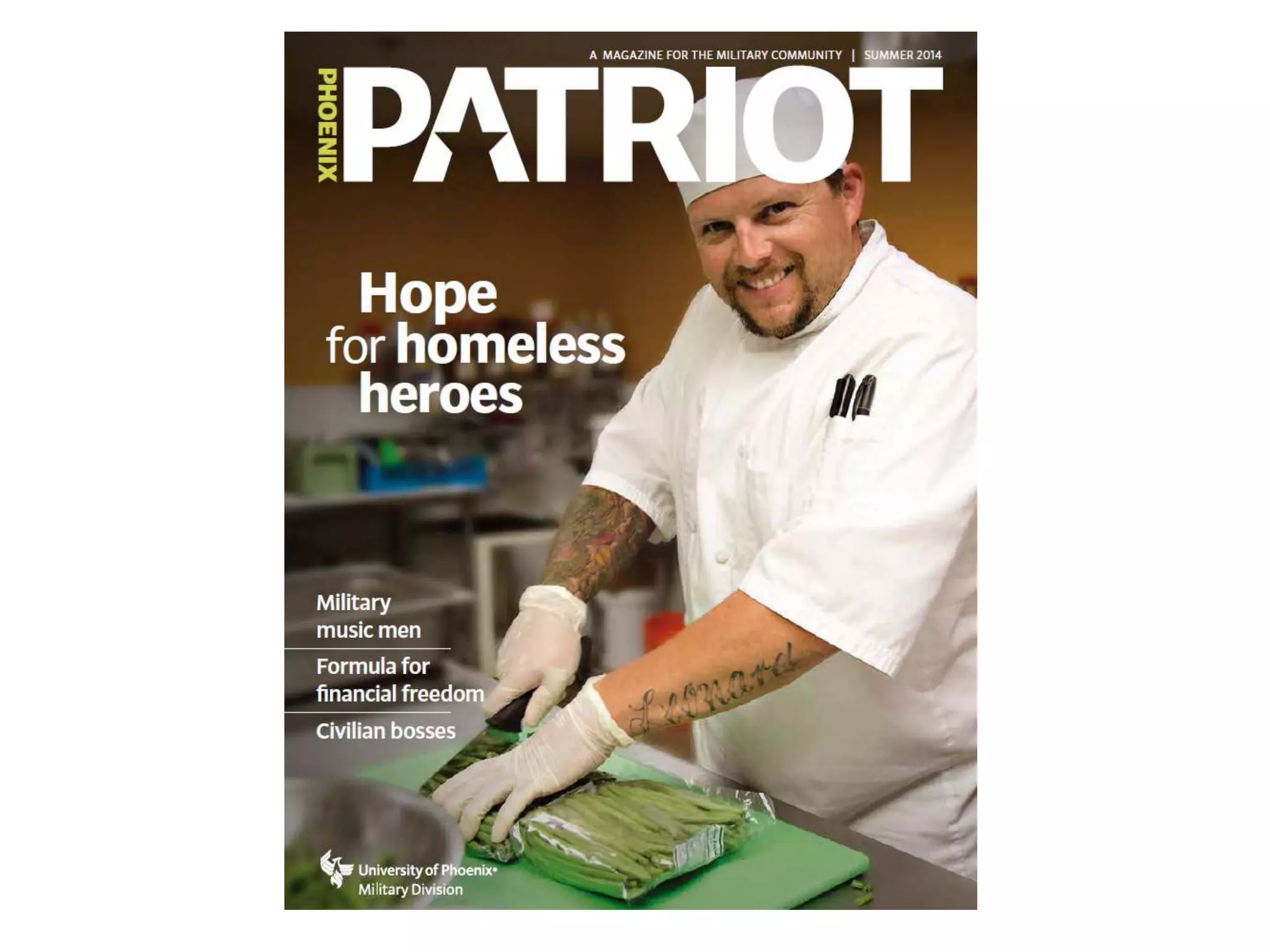 Coming home - University of Phoenix's Patriot Magazine Summer 2014 | PPTX