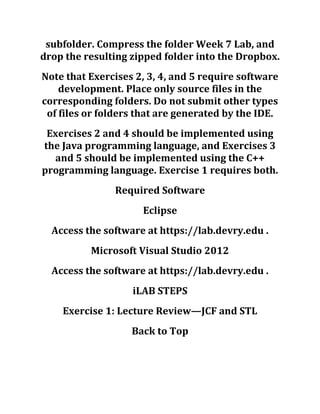 Uop ecet 370 week 7 ilab collections framework new | DOC