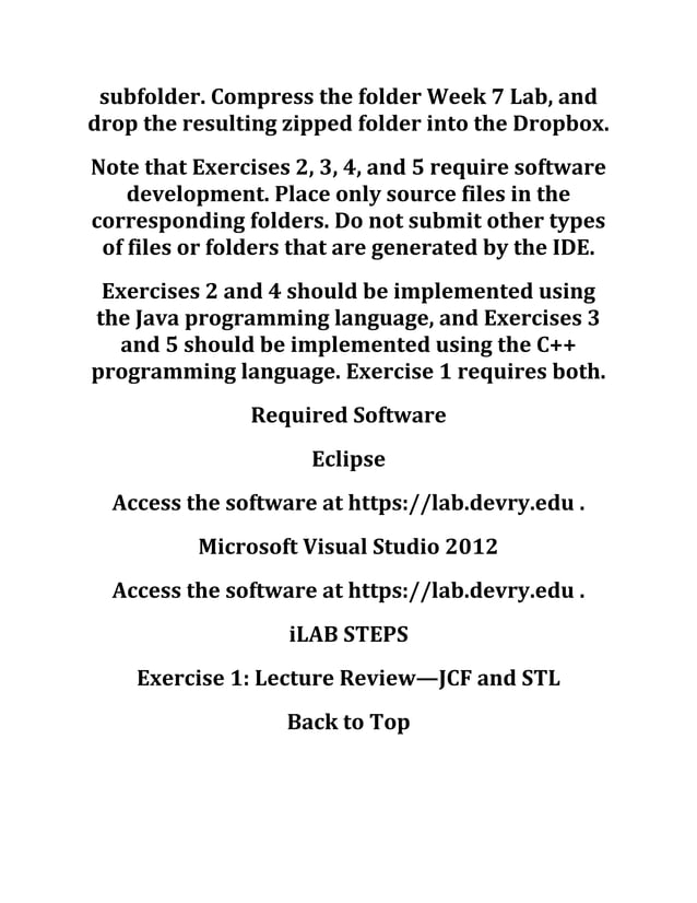 Uop ecet 370 week 7 ilab collections framework new | DOC