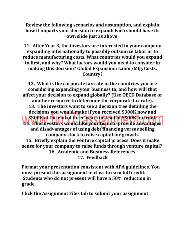 Uop fin 571 week 6 assignment start | PDF