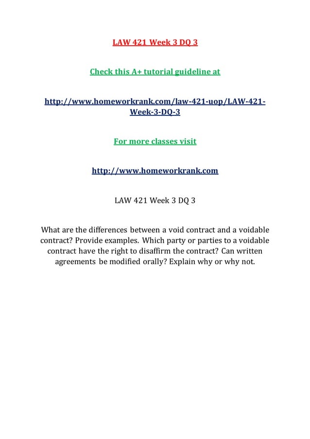 Uop law 421 week 3 dq 3 | PDF