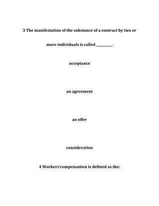 Uop law 531 final exam guide | DOC