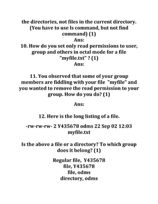 Uop pos 433 week 4 file processing commands worksheet new | PDF