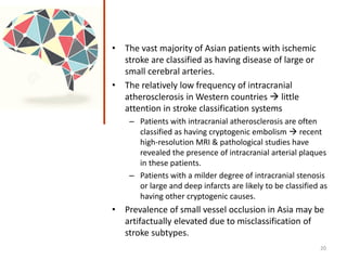 Ischemic Stroke Subclassification, An Asian Viewpoint | PDF