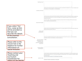 UoS Approval Process | PPT