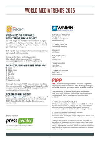 Fipp world media trends special report content | PDF