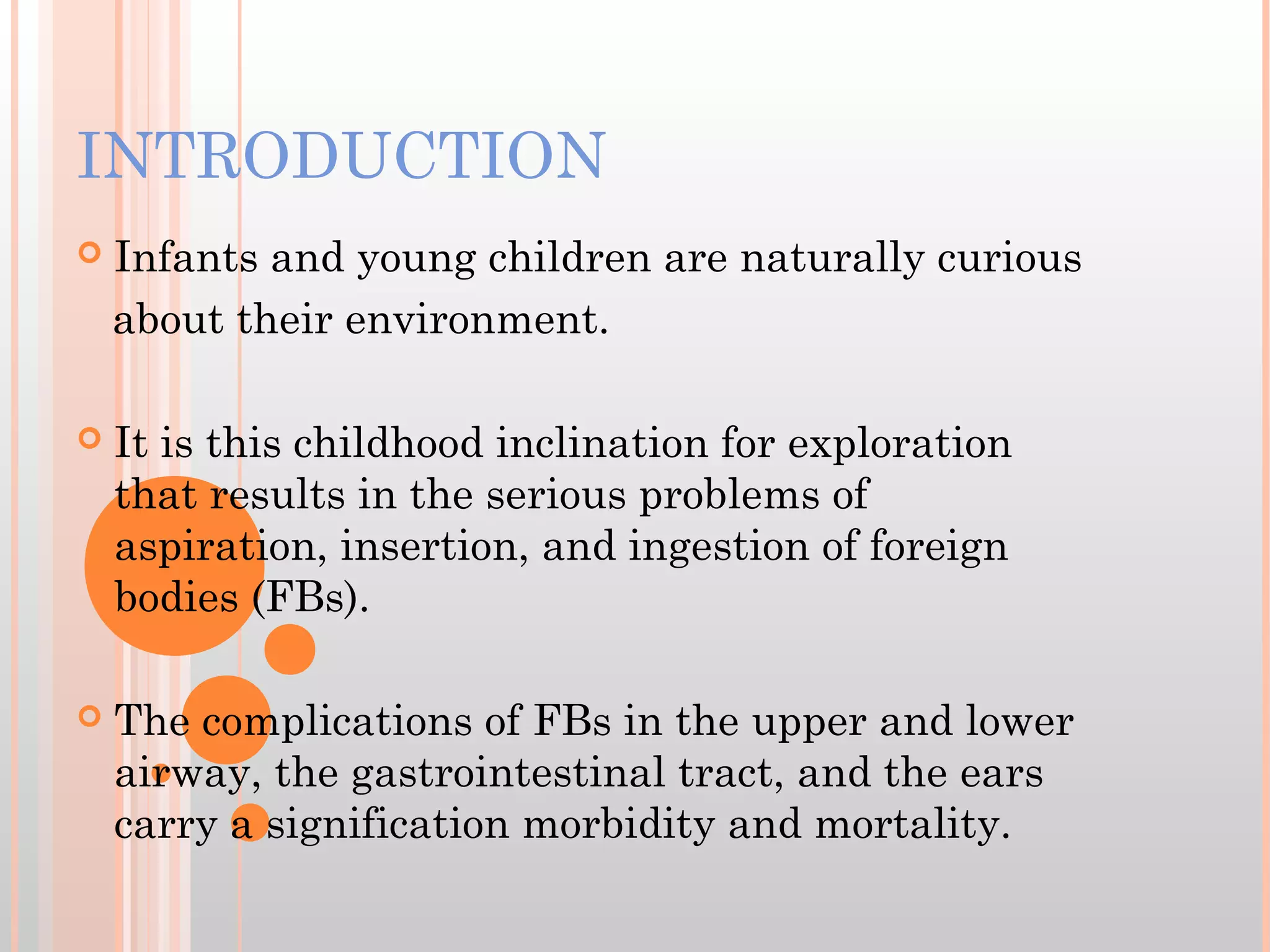 Foreign Body In Children | PPT