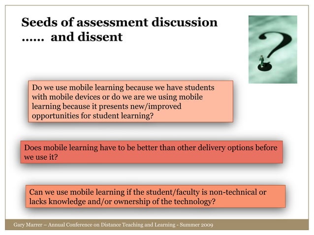 Uo W – 25th Annual Distance Learning Conference | PPT