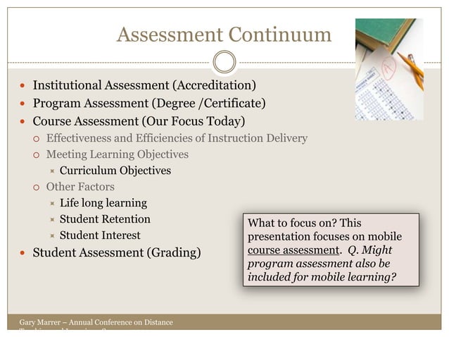 Uo W – 25th Annual Distance Learning Conference | PPT