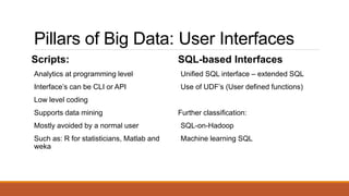 The Six pillars for Building big data analytics ecosystems | PPT