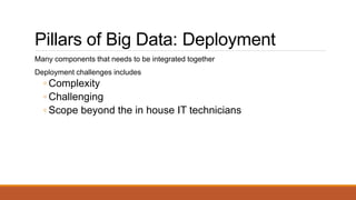 The Six pillars for Building big data analytics ecosystems | PPT