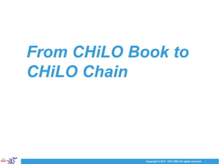 Blockchain for Education - CHiLO Chain - | PPT