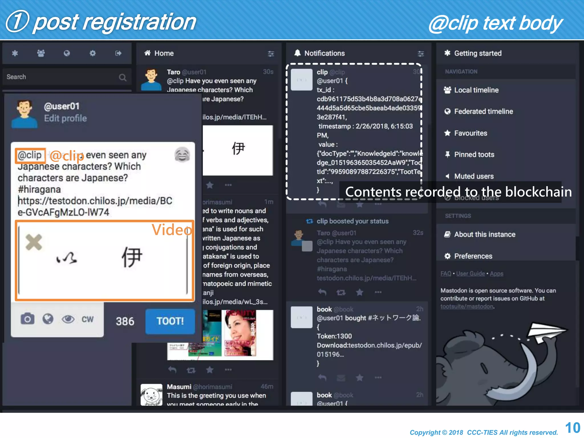 Learning System Based on Decentralized Learning Model using Blockchain and SNS | PPT