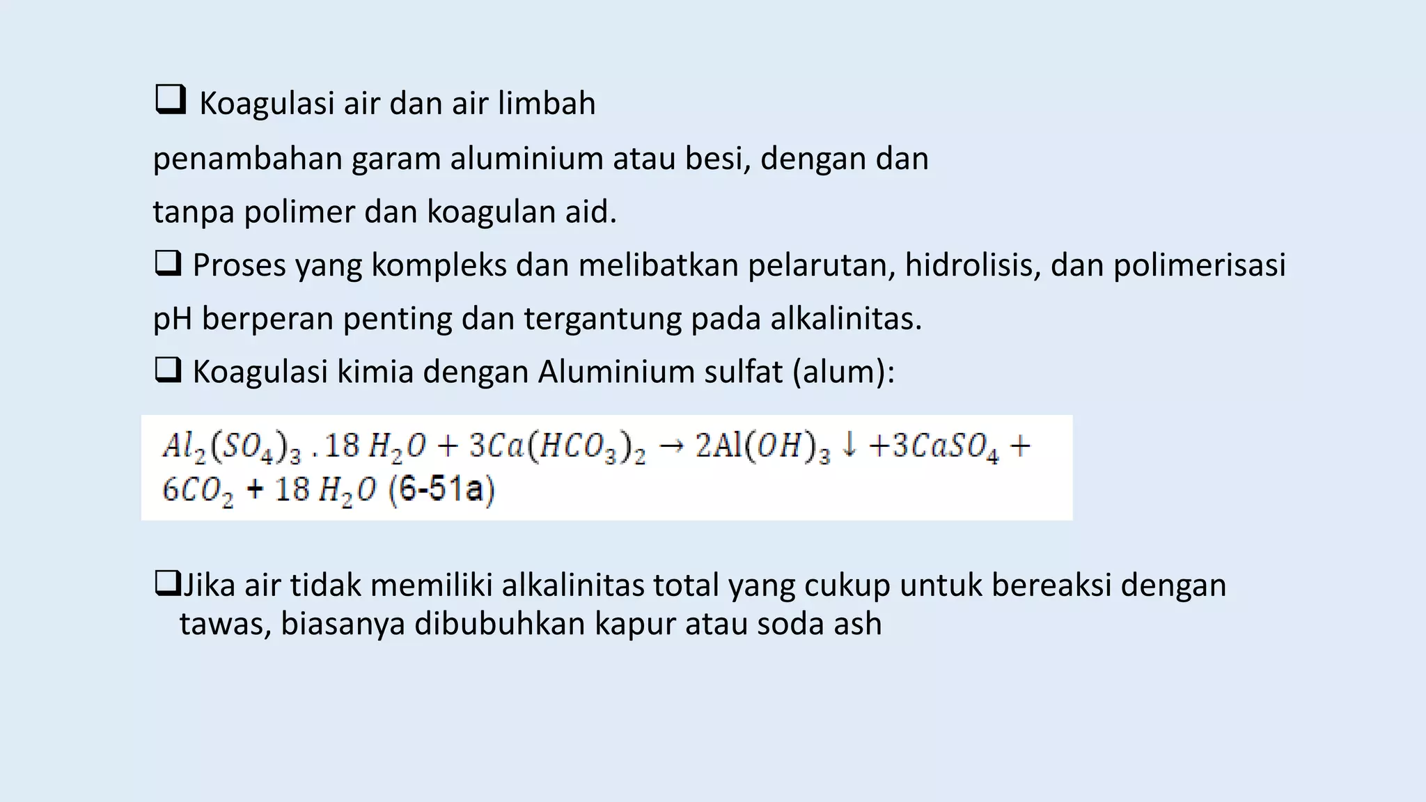 UNIT PROSES - KOAGULASI | PPTX