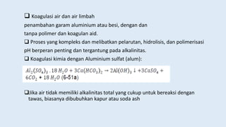 UNIT PROSES - KOAGULASI | PPTX