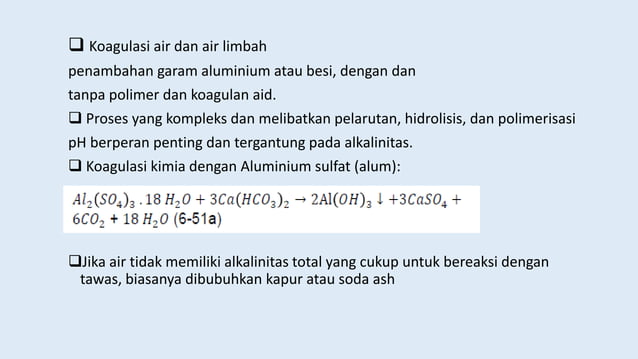 UNIT PROSES - KOAGULASI | PPTX