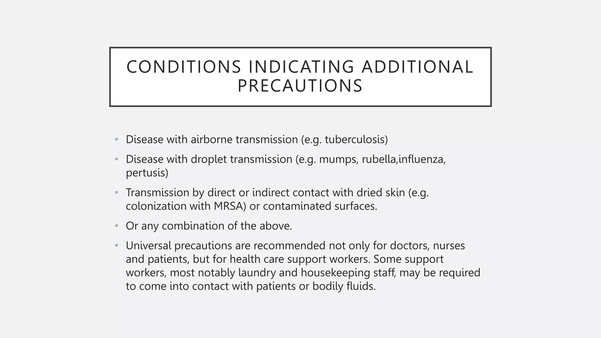 Universal Precautions | PPTX