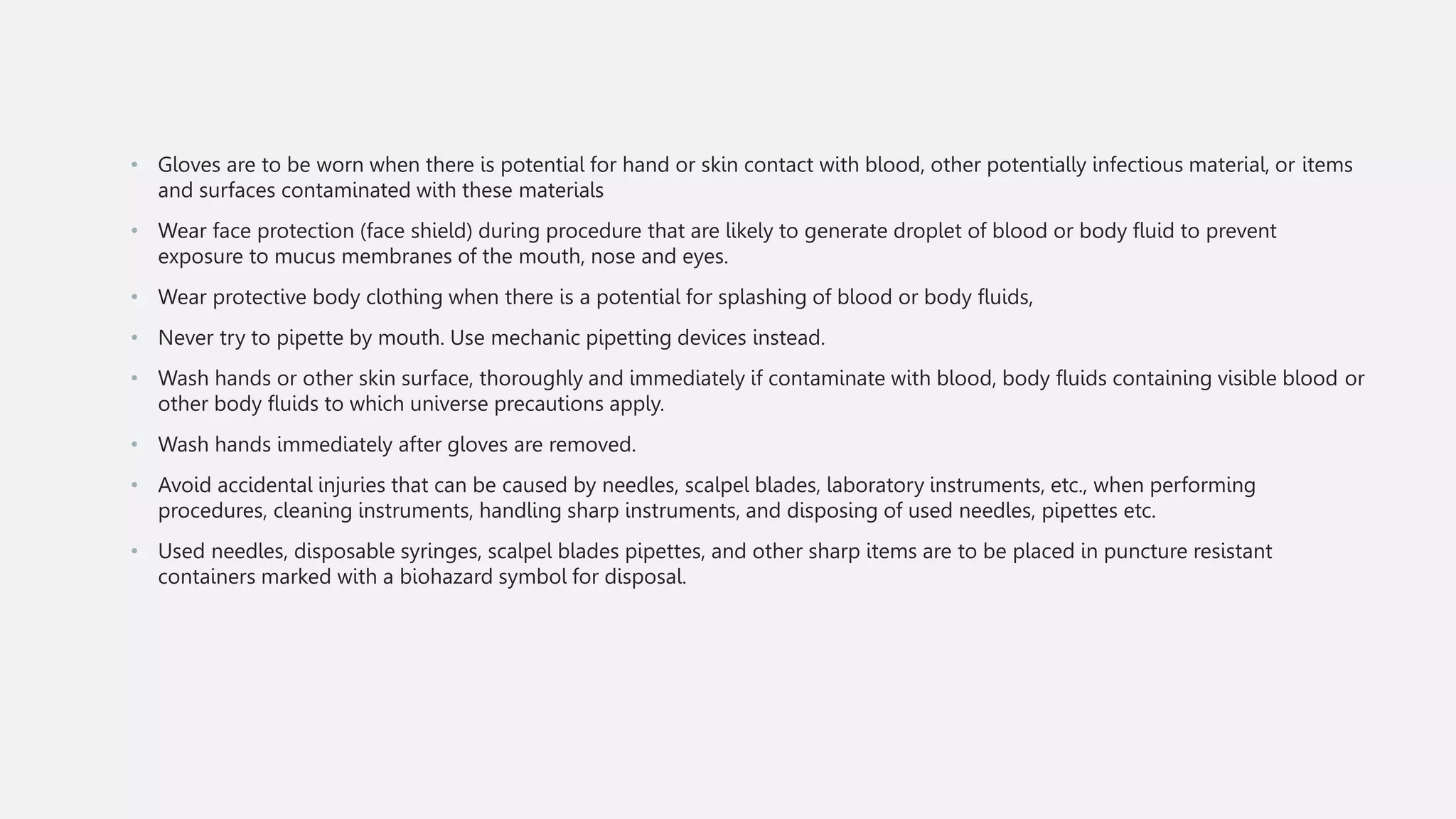 Universal Precautions | PPTX