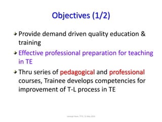 Up gradation of TTTC-Dhaka course-curriculum | PDF