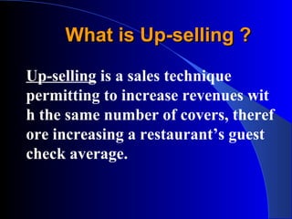 Up selling skills | PPT