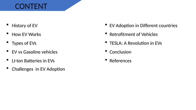 Electric Vehicle ppt EVs on sustainability | PPTX