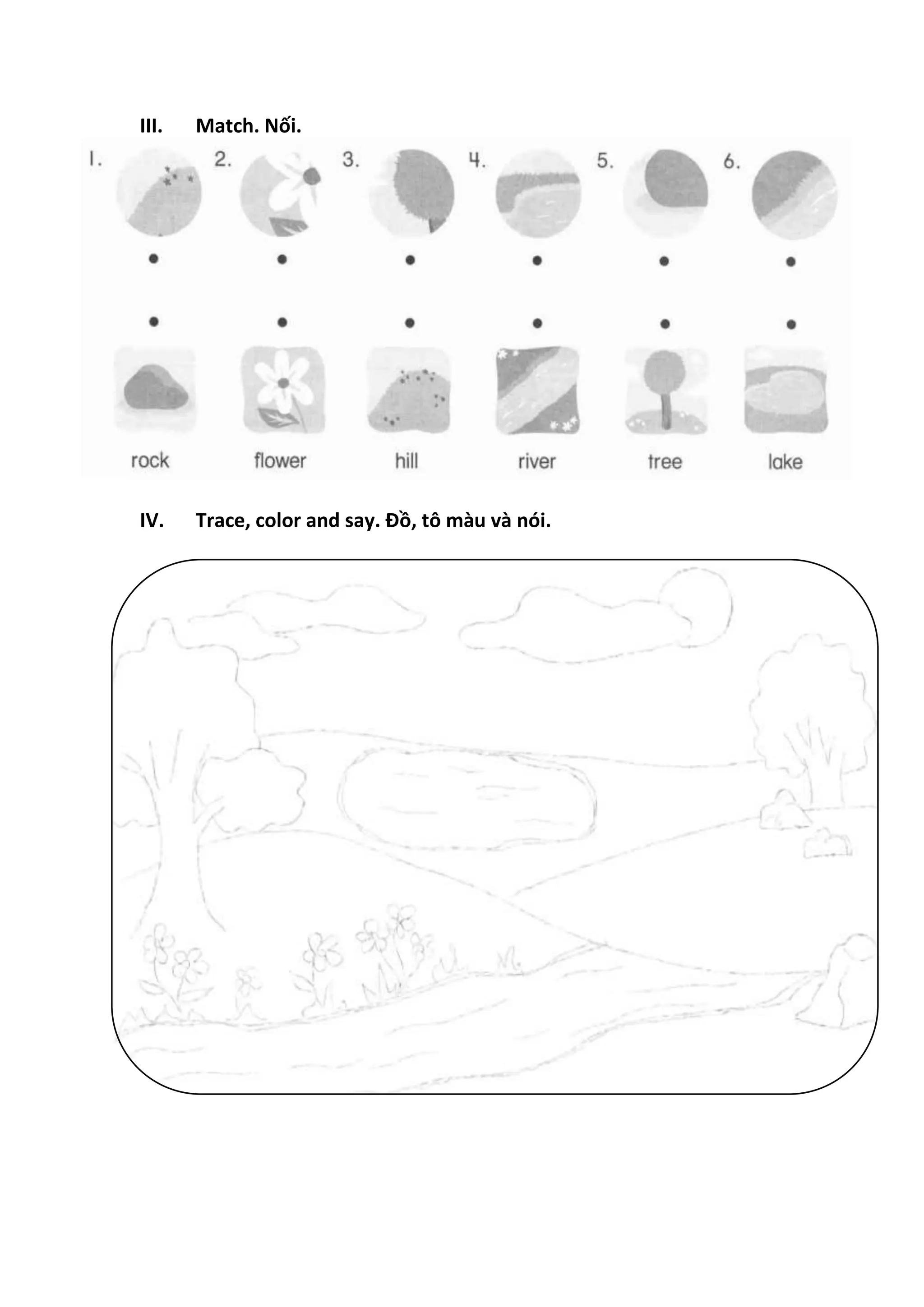 Everybody Up 1 - Unit 5 - worksheet grade 1 | DOCX