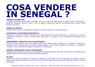 UP2gether opportunità Senegal | PPT
