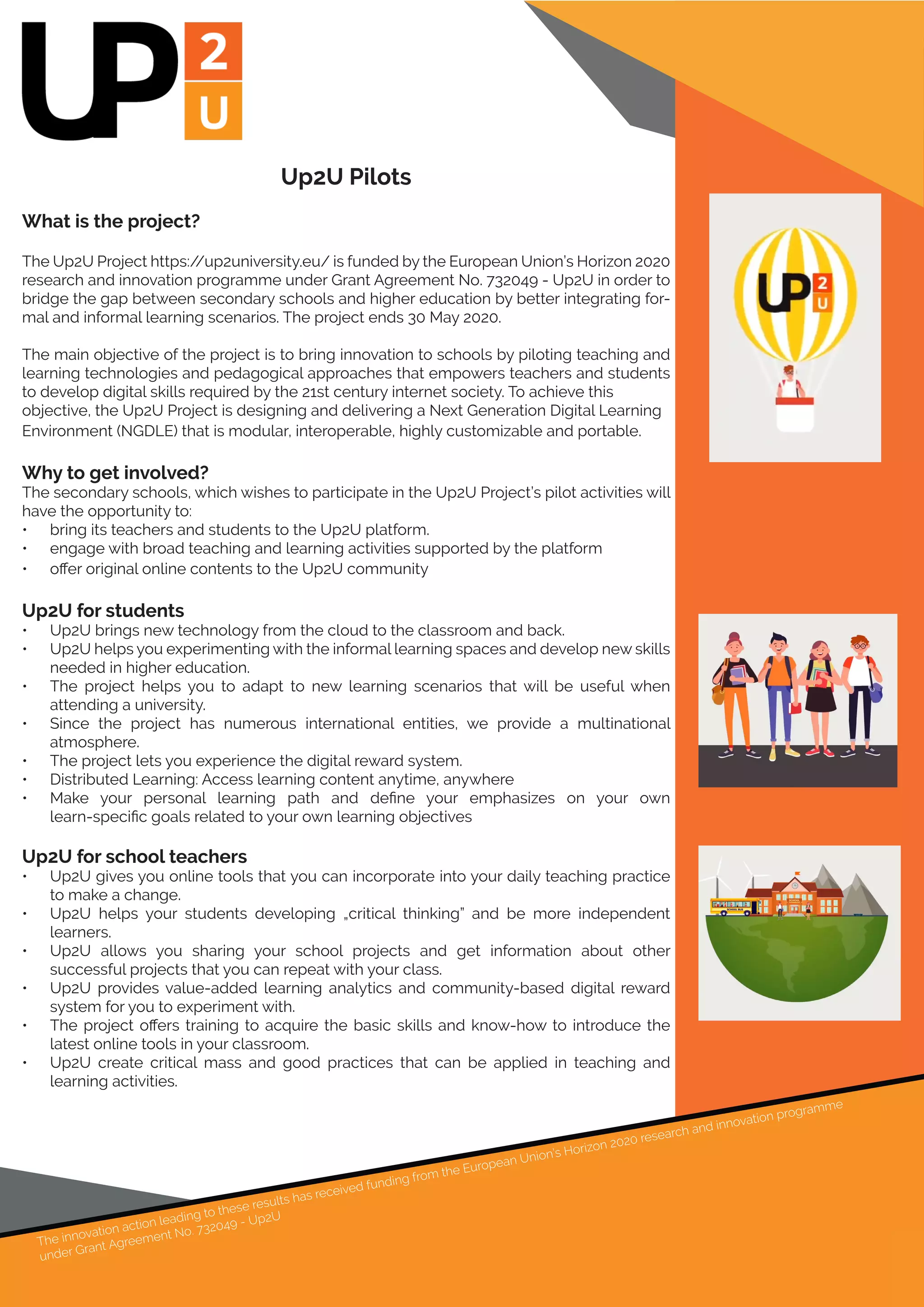 Up2U for schools booklet | PDF