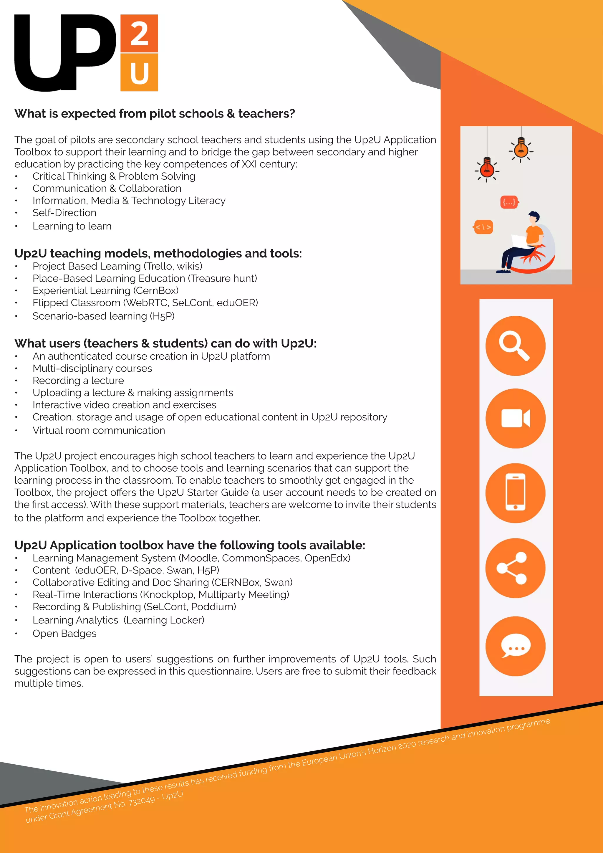 Up2U for schools booklet | PDF