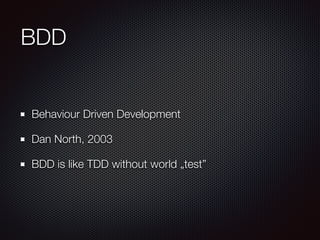 BDD vs Behat | PPT