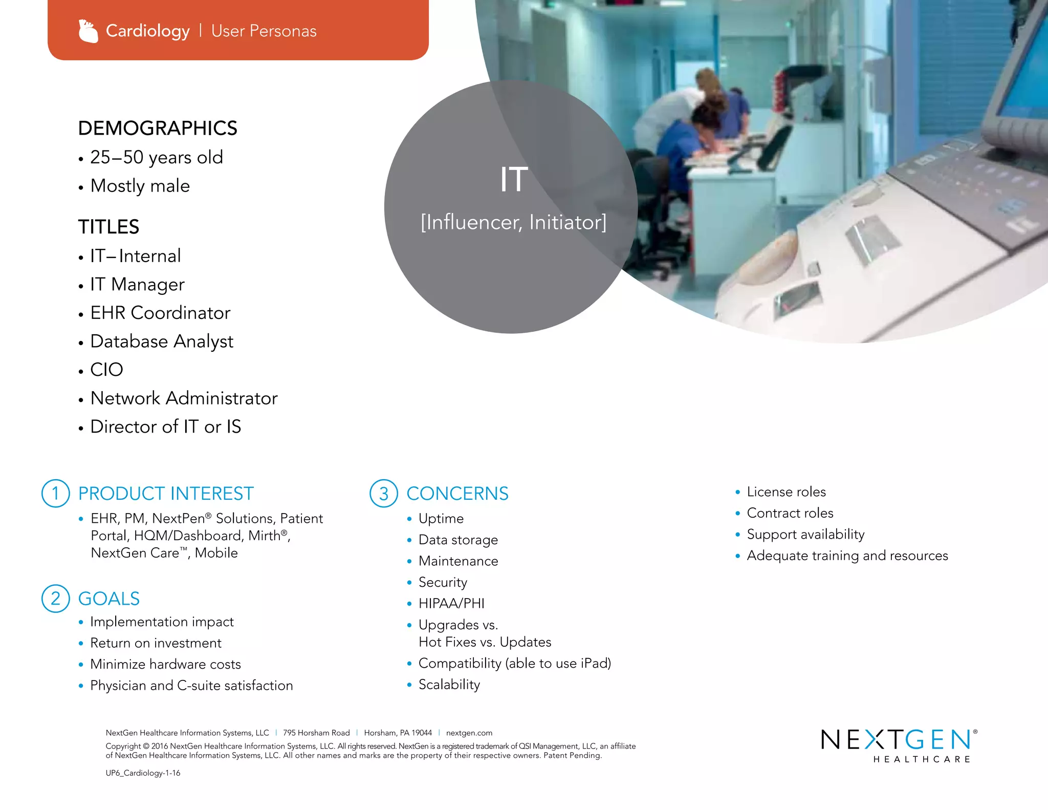 Cardiolology User/Buyer Persona | PDF