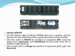 Memory modules | PPTX