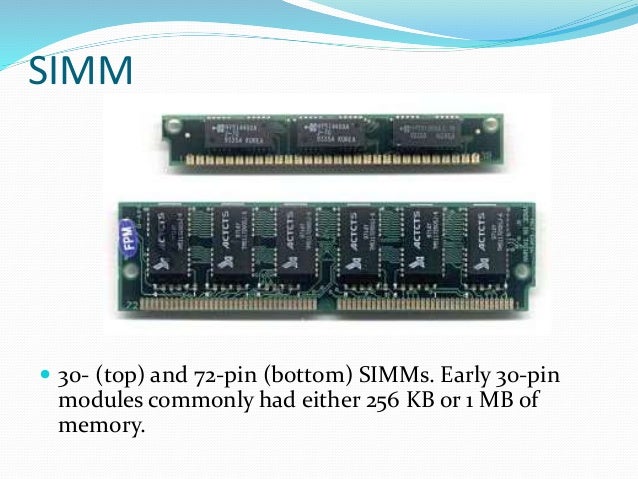 Memory modules