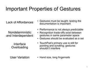 Evaluating Touch Gesture Usability | PDF