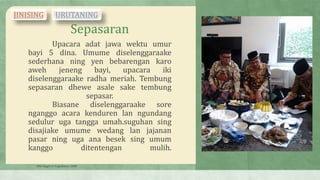 Upacara Adat Jawa | PPTX