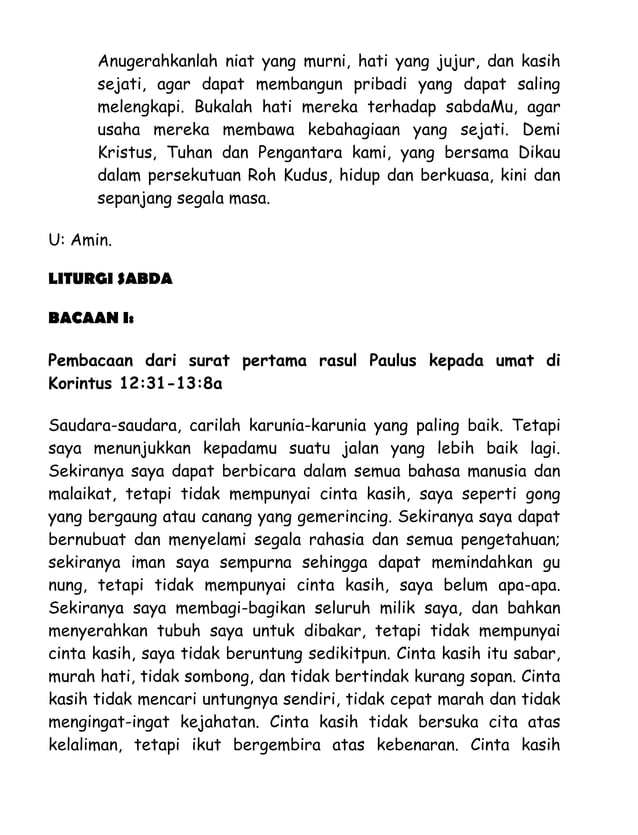 Upacara pembukaan pertunangan | DOCX