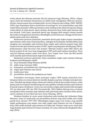 Upah minimum | PDF
